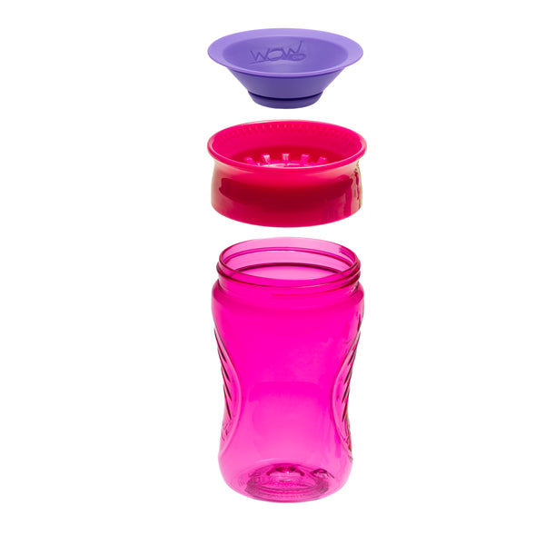 WOW CUP for Kids 360 Drinking Cup Twinpack - Pink/Purple, 2 X 10 oz ...